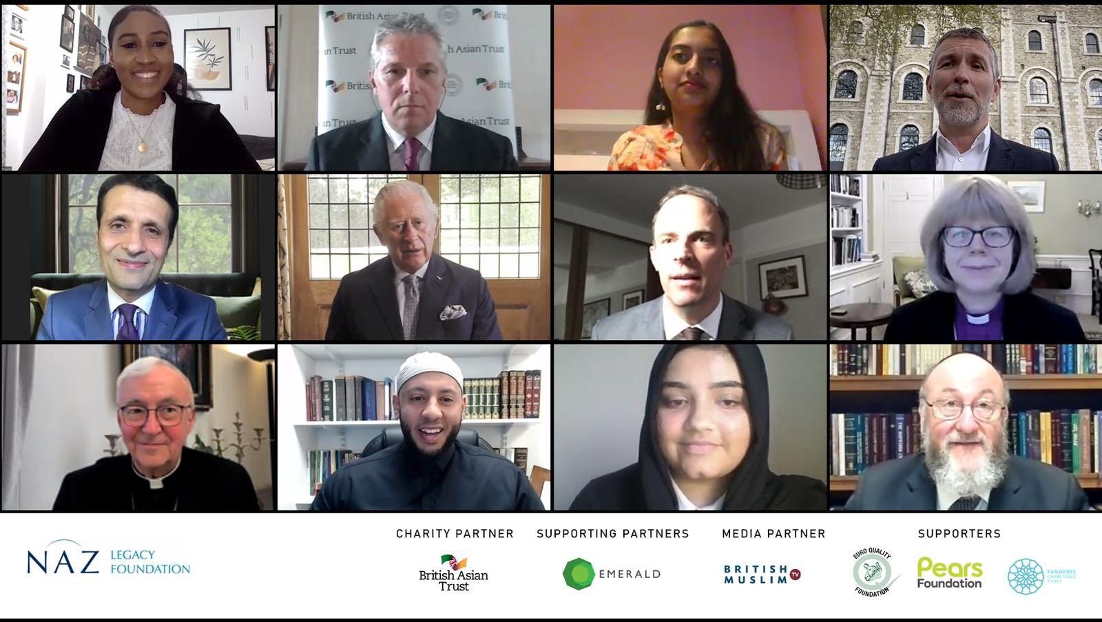 Prince Charles, minister Raab join Naz Legacy Foundation's virtual ...