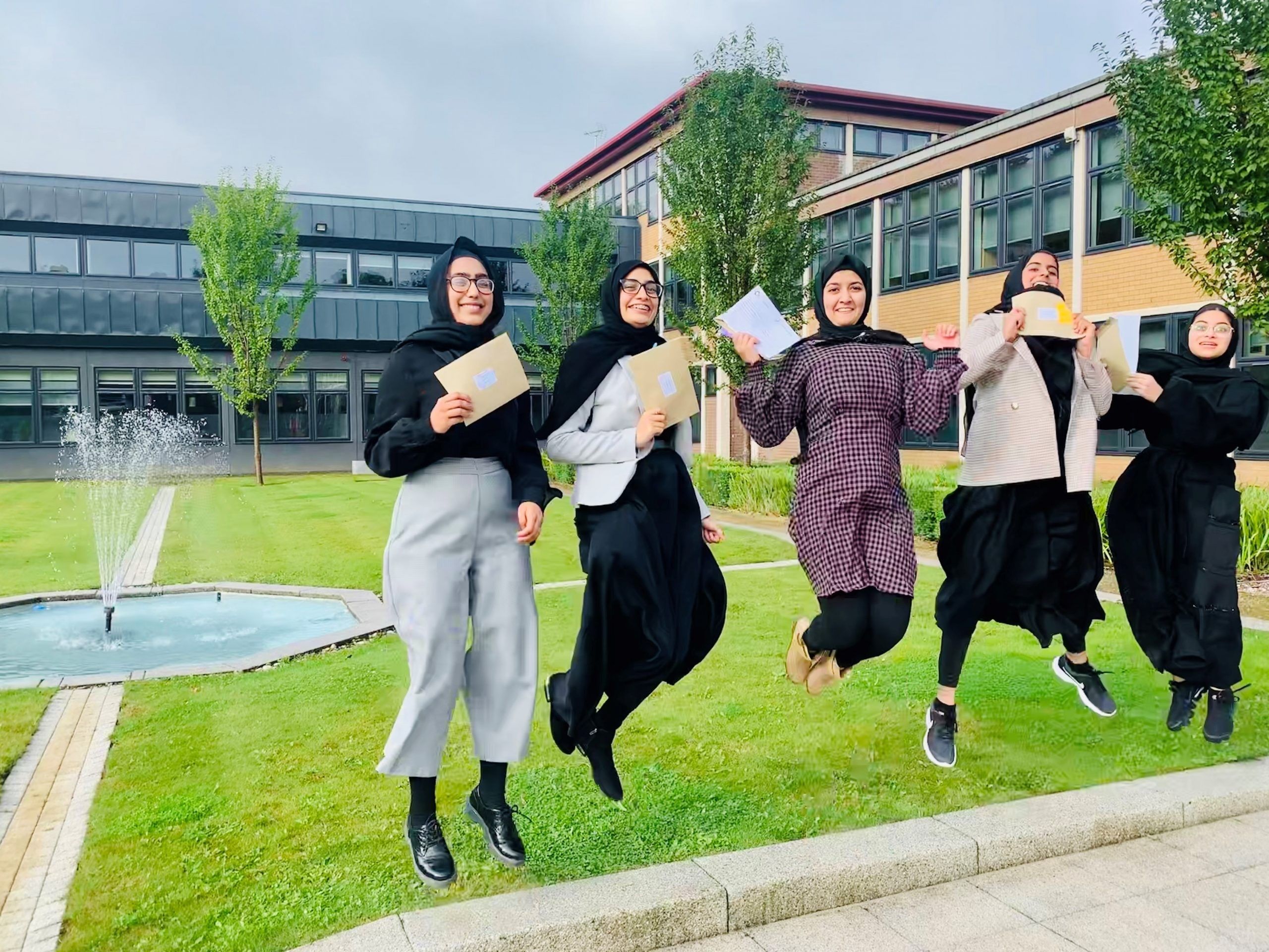 Students celebrate A-Level results as top grades set new record ...