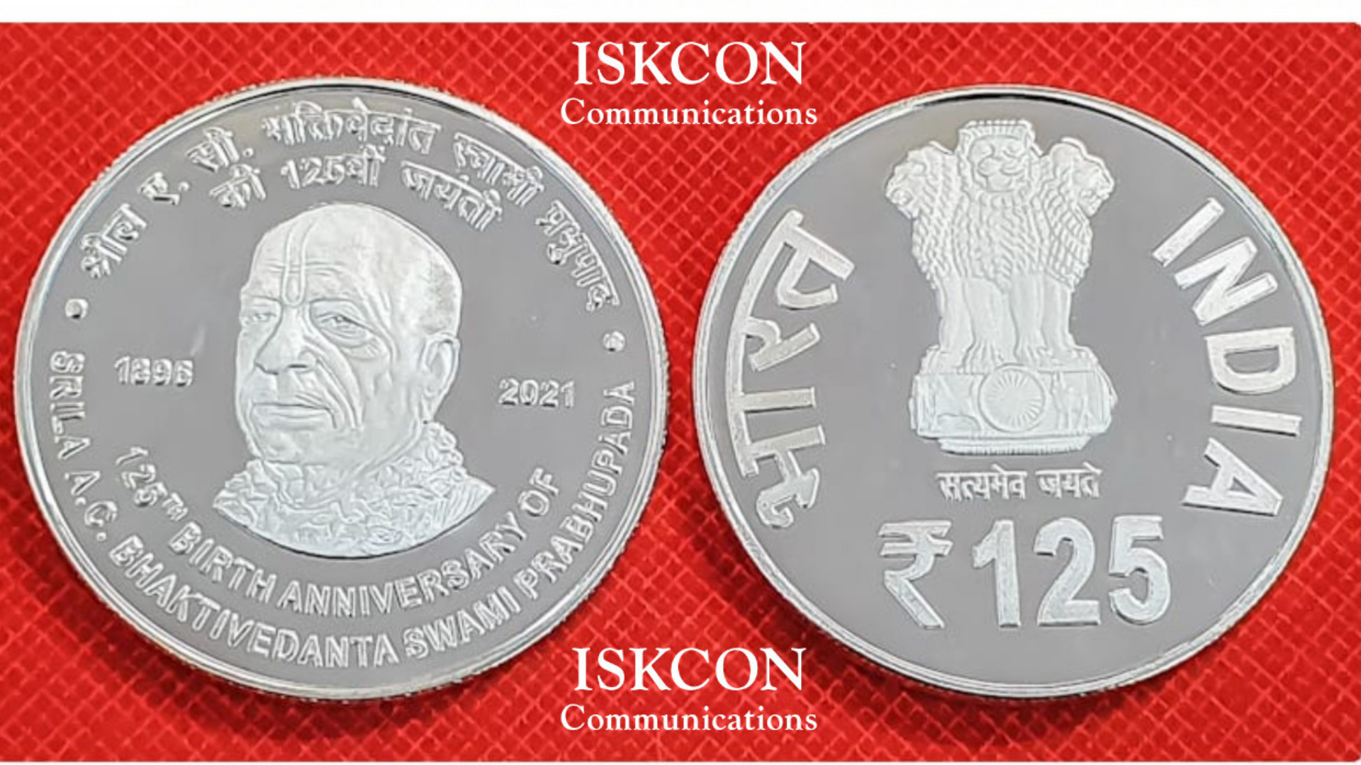 Modi unveils coin to honour ISKCON founder's 125th anniversary - EasternEye