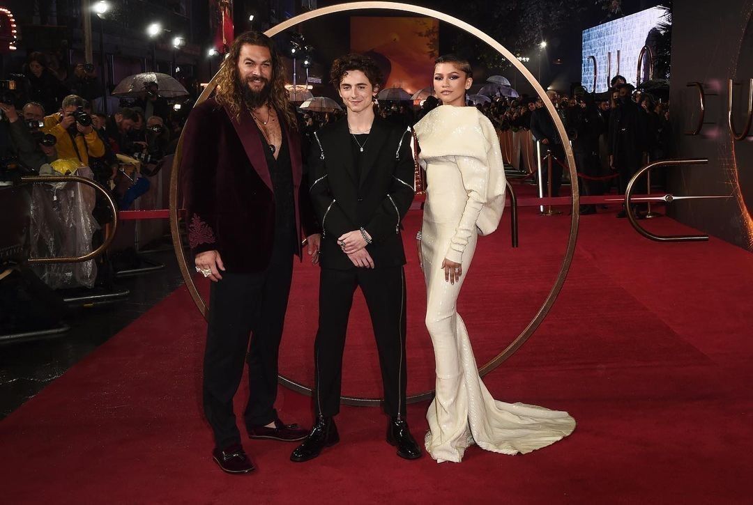 Timothée Chalamet Jason Momoa Among Stars To Grace The Uk Screening Of