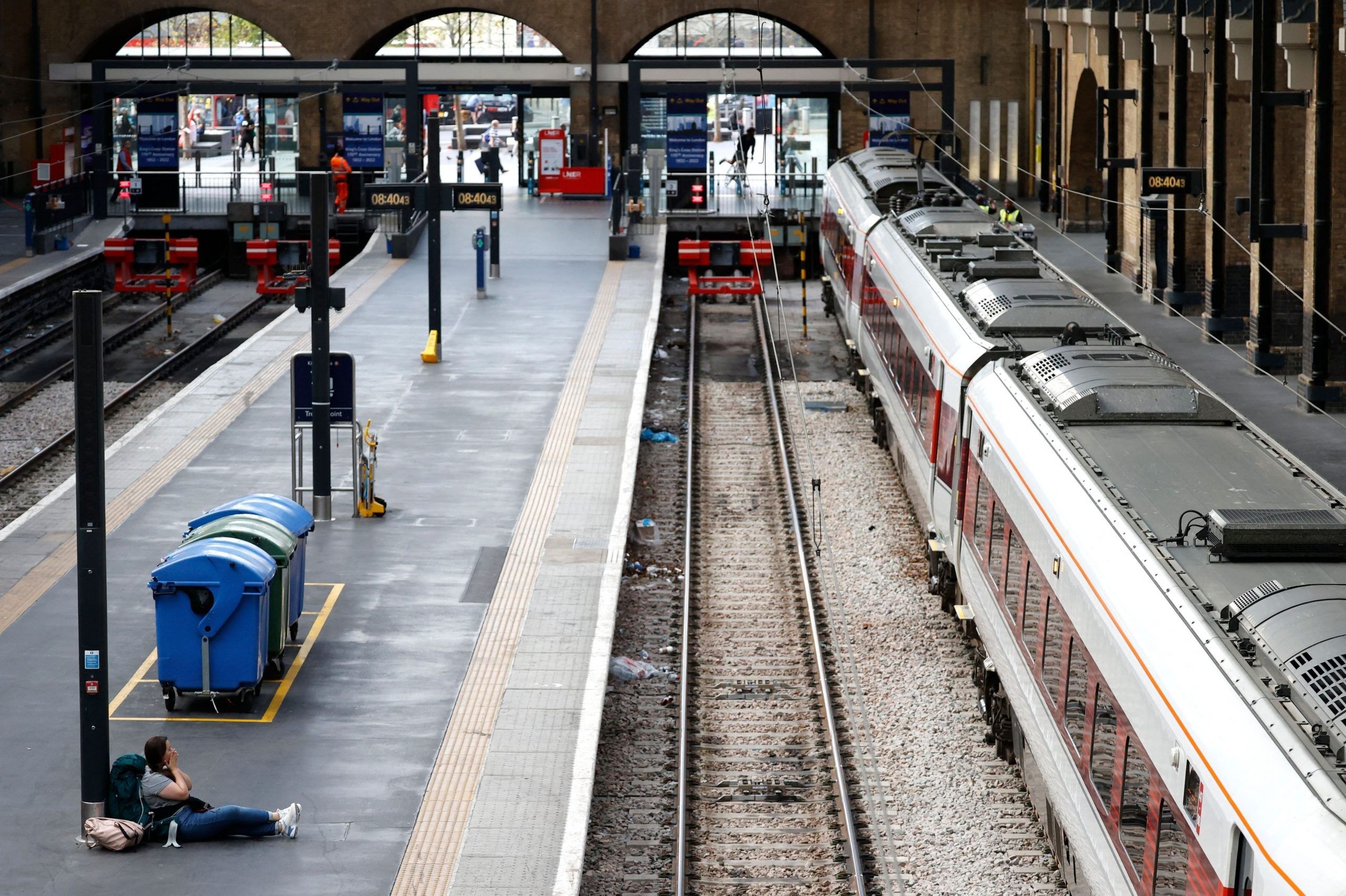 Britain's trains disrupted in second widespread rail strike in a week ...
