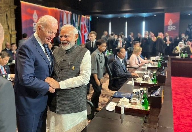 Modi, Biden review India-US ties during their meeting in Bali - EasternEye