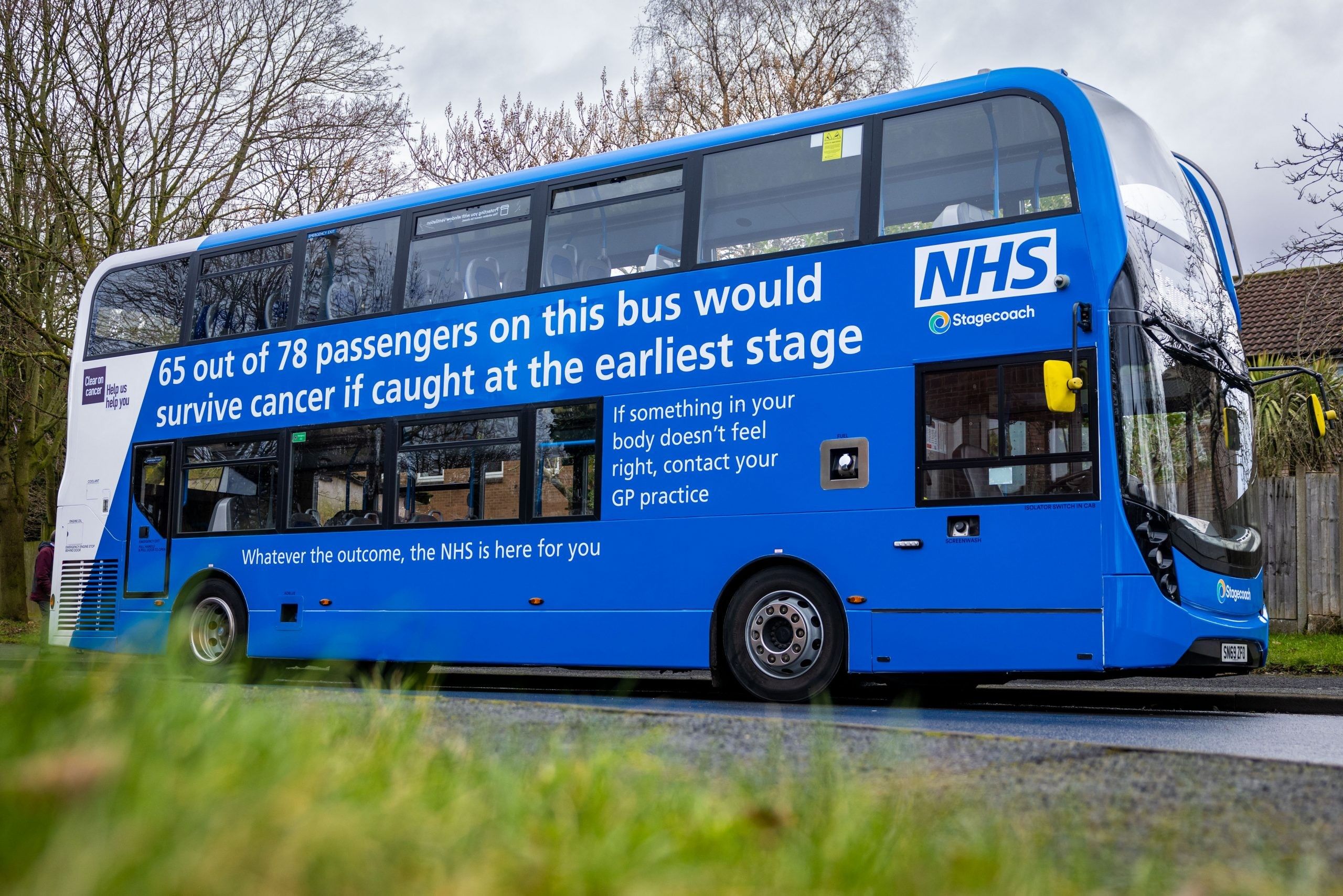 NHS launches cancer 'bus-ting' tour as double-decker bus aims to drive ...