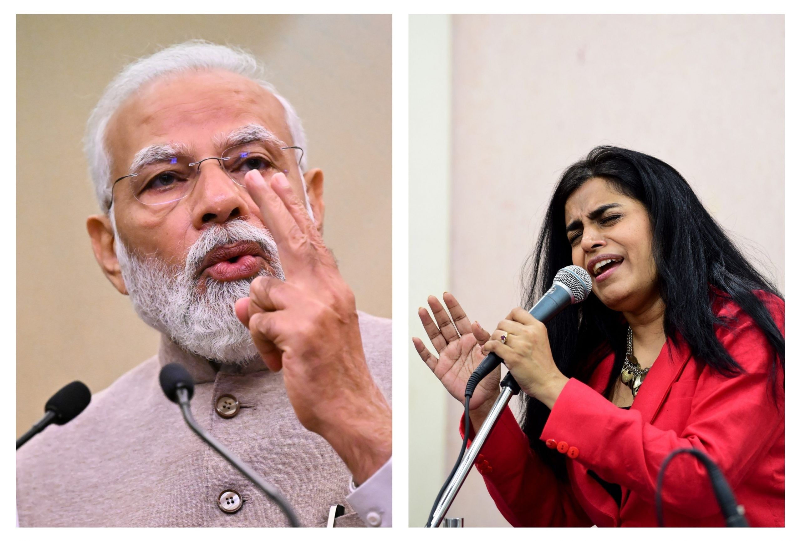 Modi joins Grammy-winning singer Falu for a special song - EasternEye