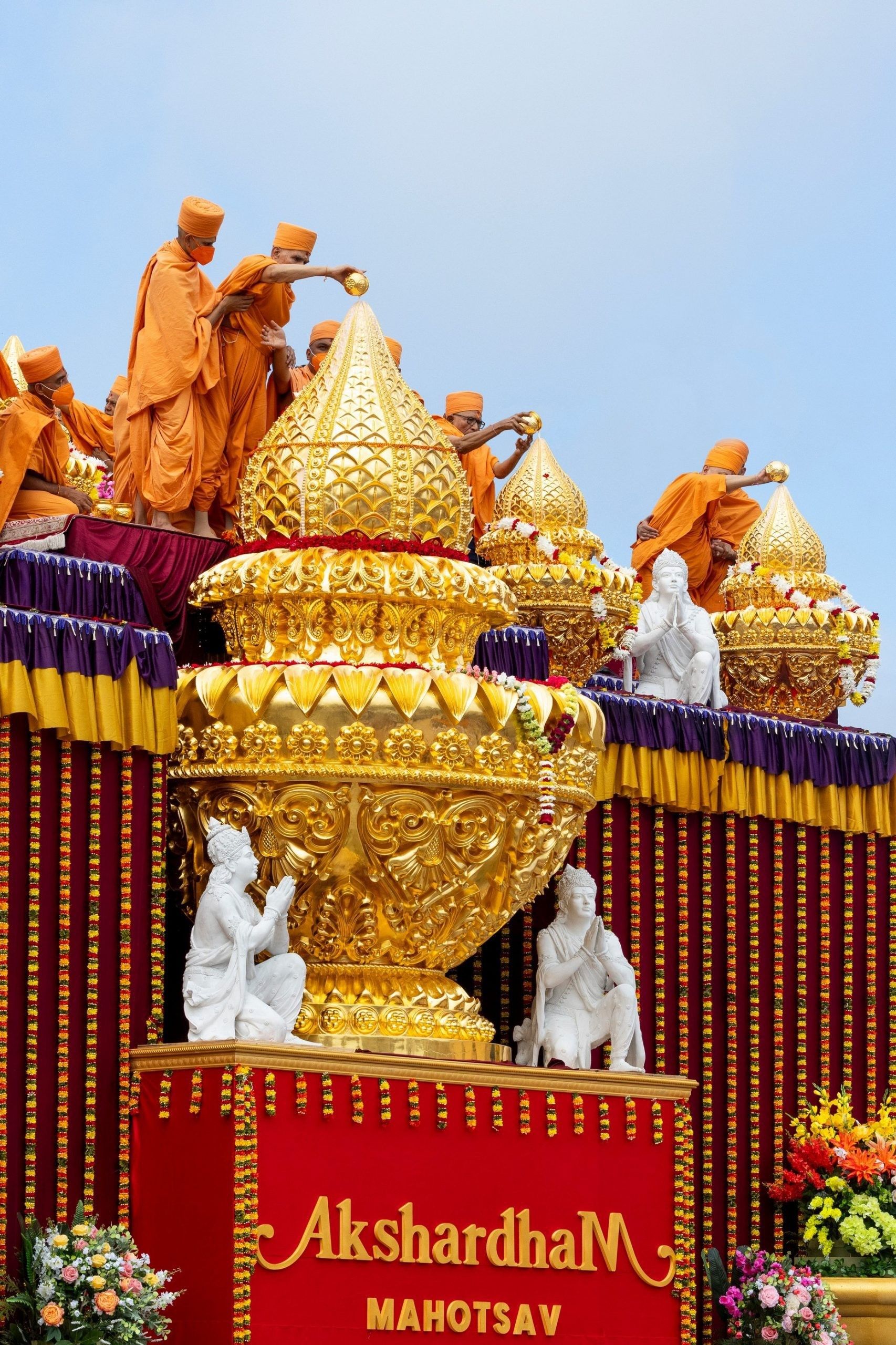 Kalash Pujan marks landmark occasion for BAPS Swaminarayan Akshardham ...