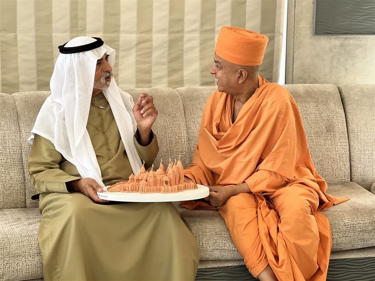 BAPS Mandir in Abu Dhabi stands thanks to generosity of UAE rulers says ...