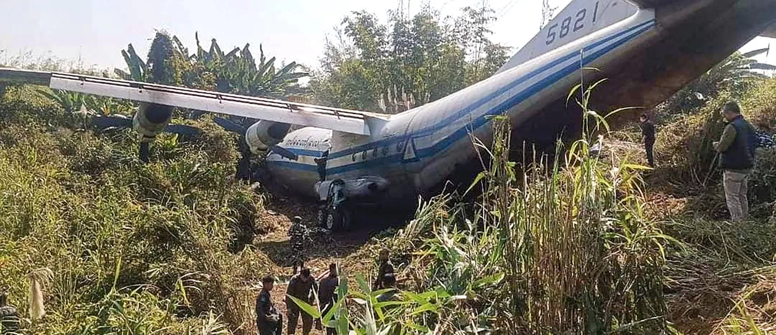 Myanmar military plane skids off tarmac in Mizoram - EasternEye