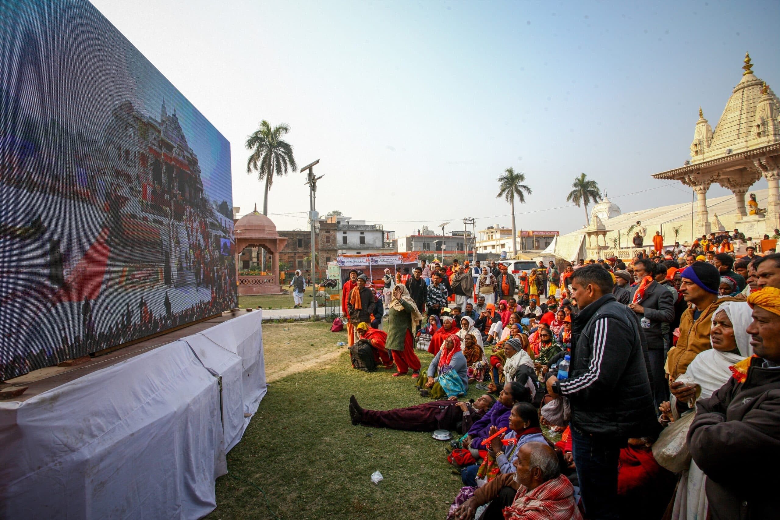 Devotees flock to newly inaugurated Ram Temple in Ayodhya - EasternEye