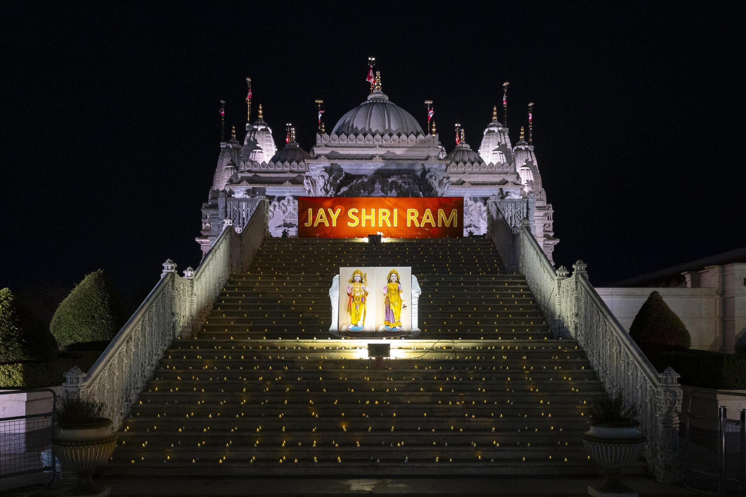 Neasden Temple participates in worldwide BAPS celebrations for Ayodhya ...