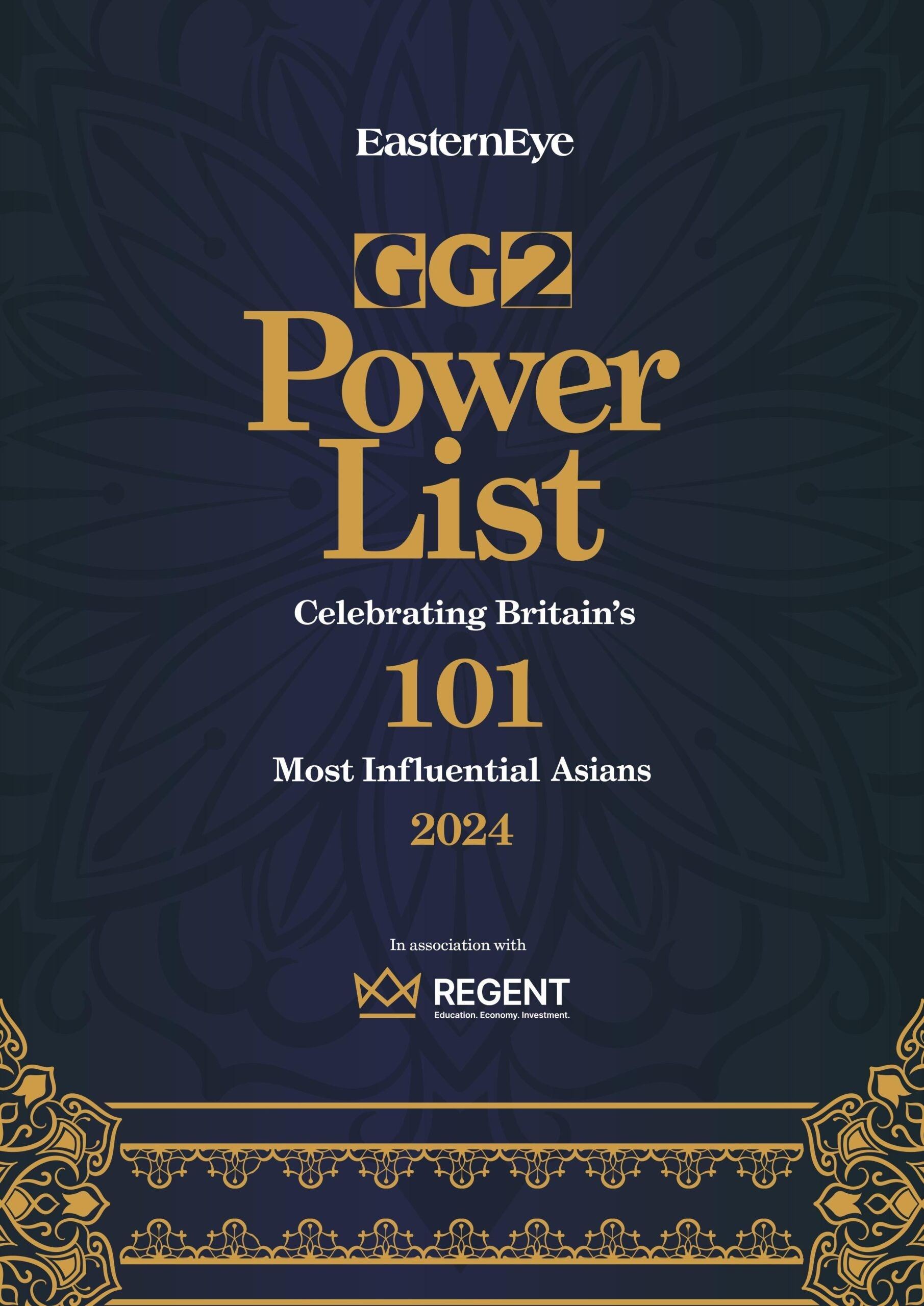 GG2 Power List 2024: ‘Sunak’s Changed Asian Aspiration’ - GG2