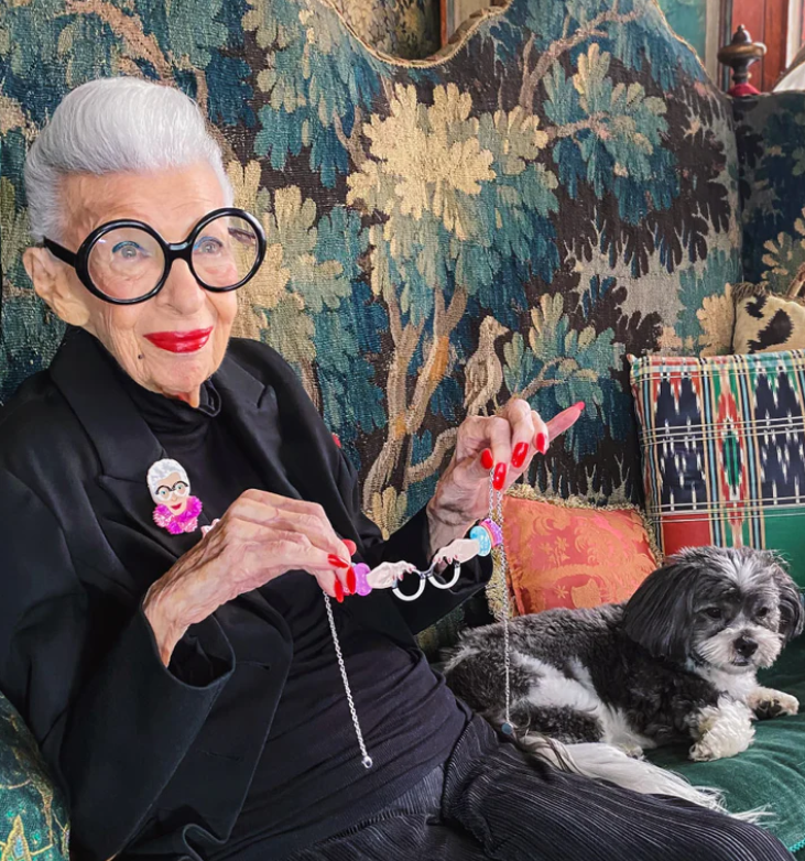 At The Age 102, Iris Apfel Had 3 Million Followers And Was A Fashion ...