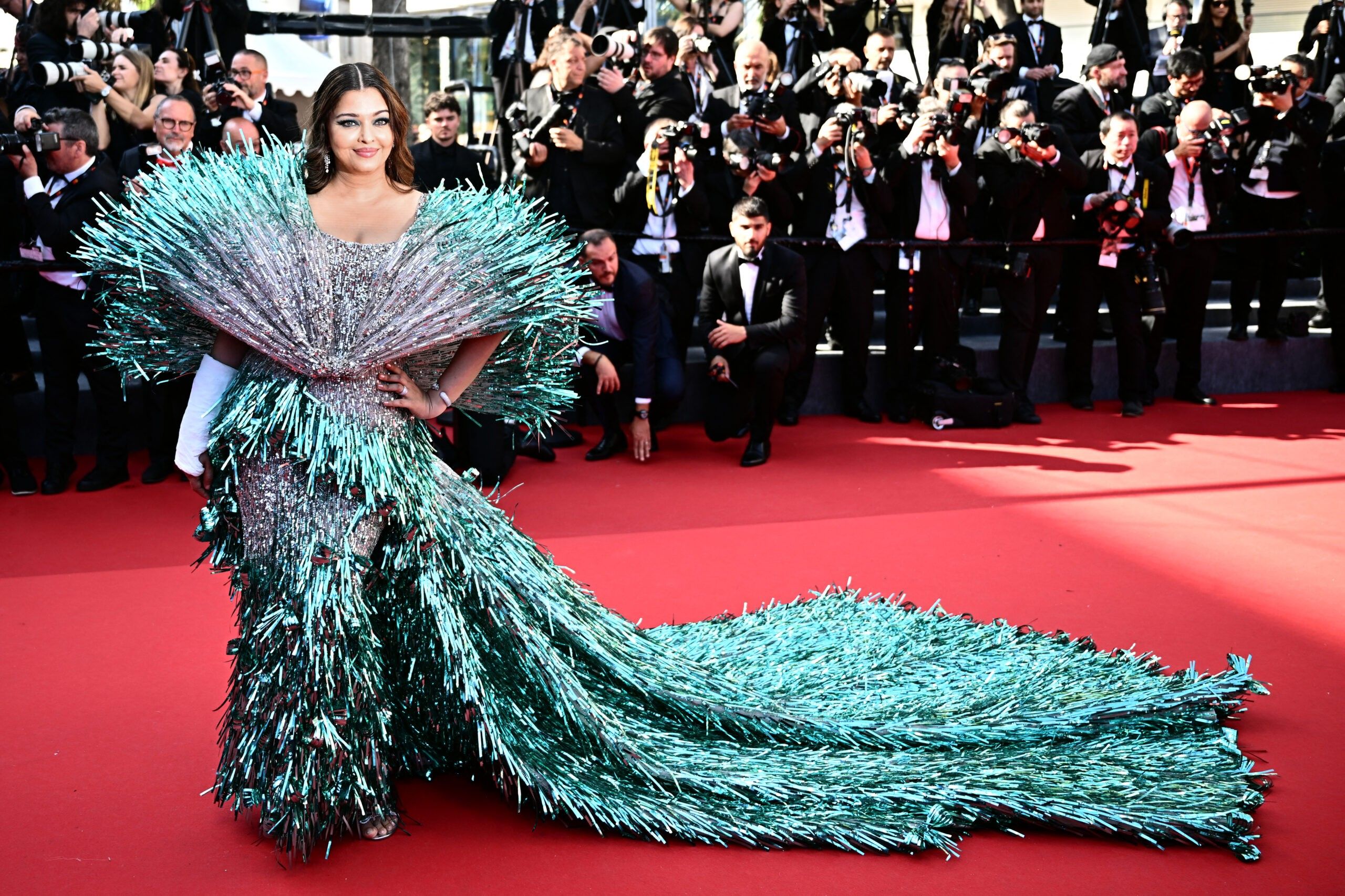Cannes 2024: Aishwarya walks in blue-silver gown in second appearance ...
