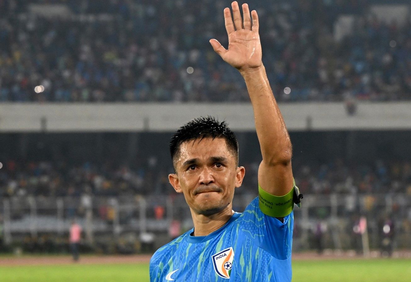 Indian football legend Sunil Chhetri retires with Kuwait draw - EasternEye