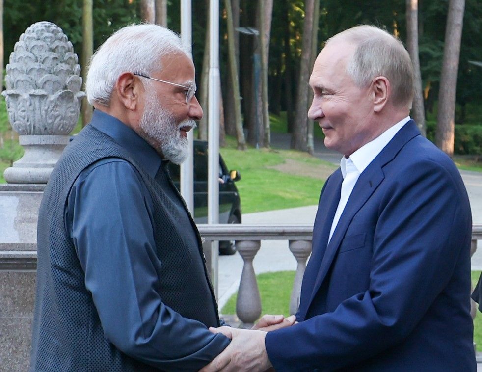 Modi and Putin hold talks in Moscow as US raises concern - EasternEye