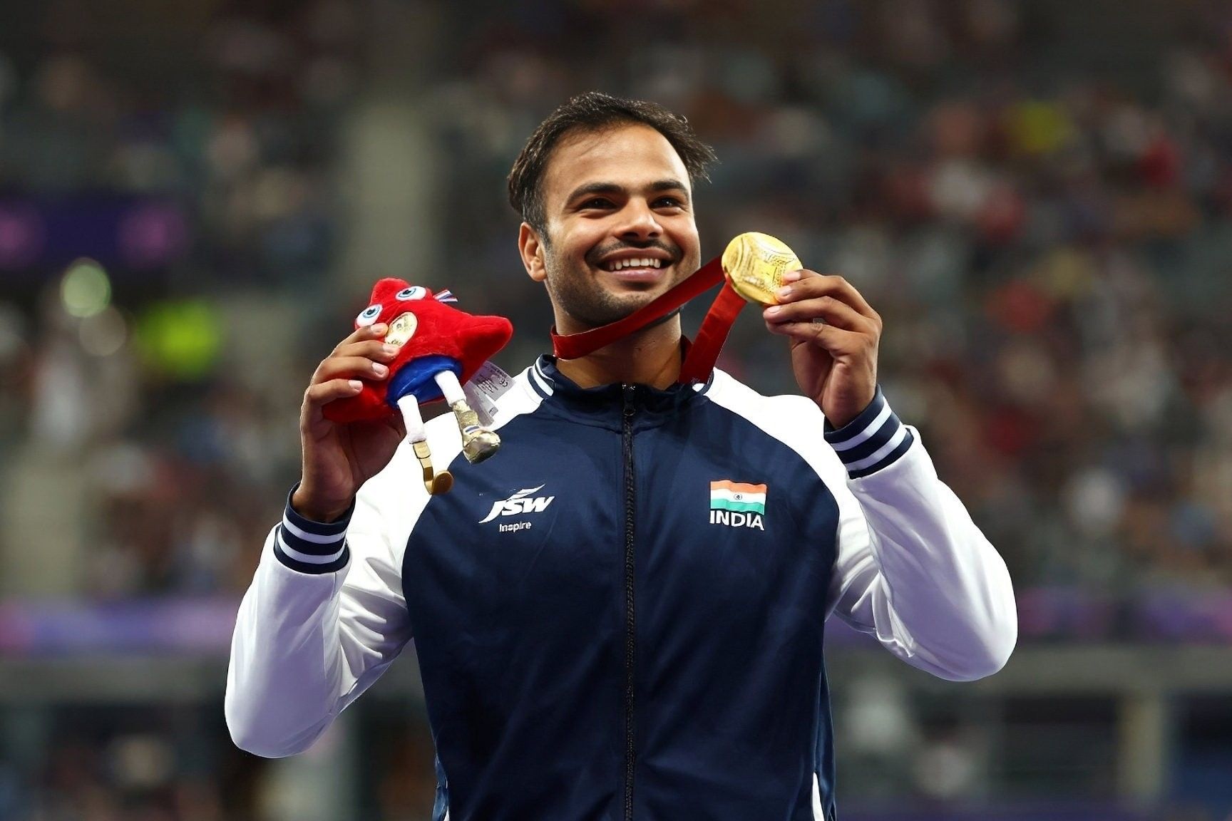 India's Sumit Antil wins javelin gold, achieves historic Paralympic ...