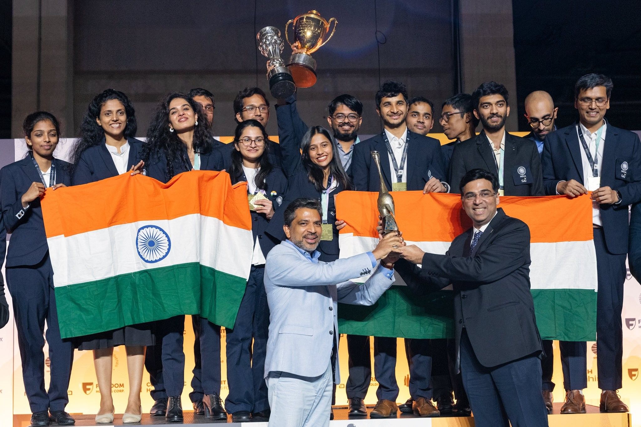Team India makes history winning double gold at Chess Olympiad - EasternEye